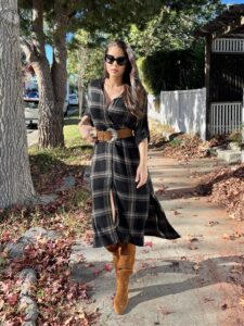 How To Style An Oversized Flannel: Layer, Mix, Tied on Waist